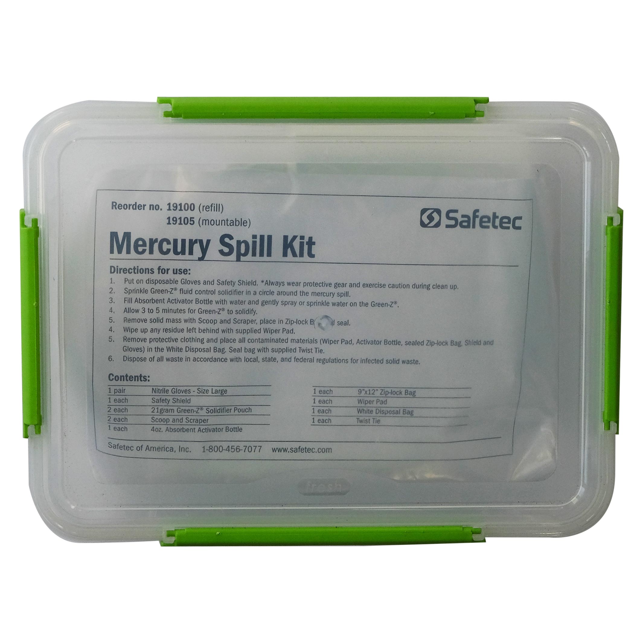 Mercury Spill Kit - 25ml – Hazero